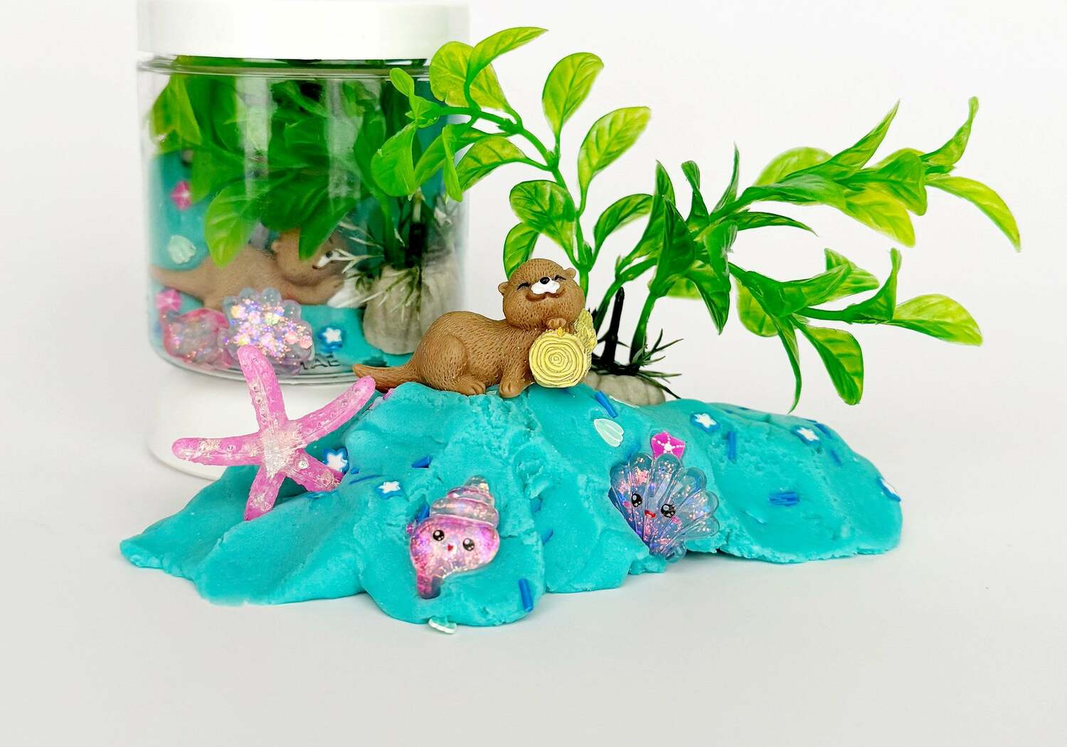 Otterly A-Dough-Rable Mini Dough-To-Go | Bayou Kids