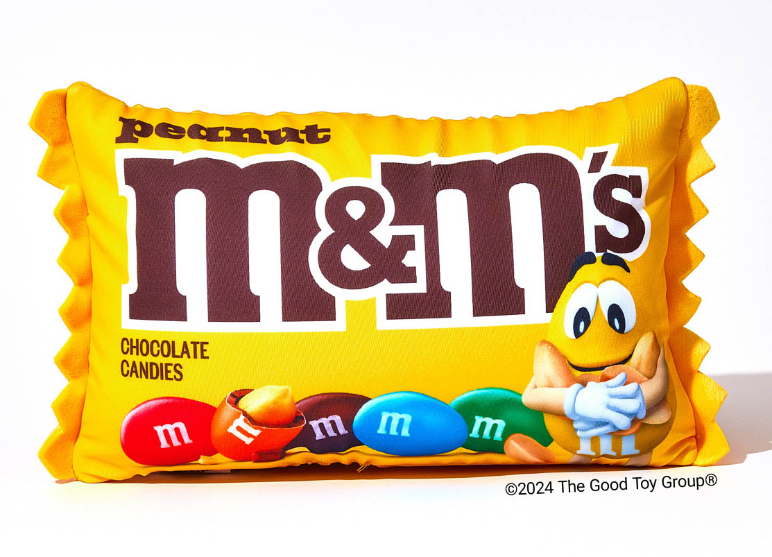 Peanut M&M's Mini Microbead Plush | Bayou Kids