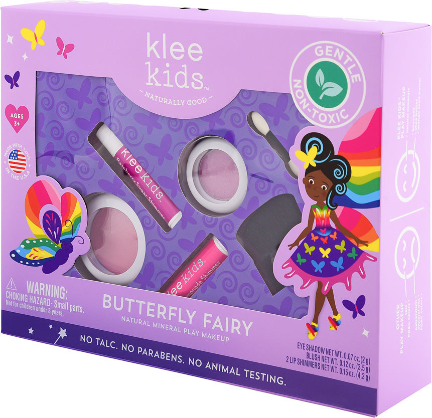 Natural Pressed Powder Mineral Play Makeup: Butterfly Fairy | Bayou Kids